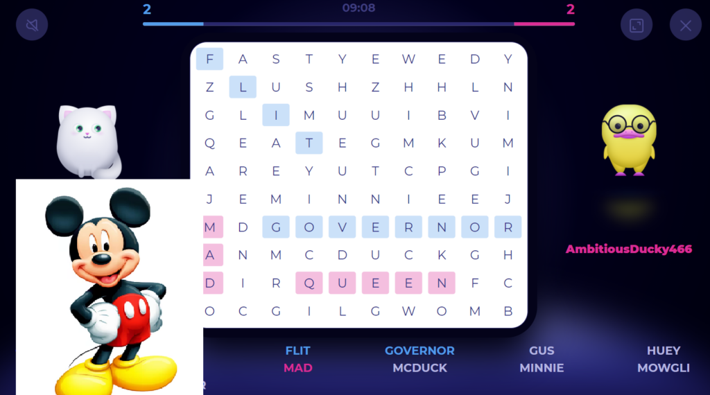 Today is Mickey Mouse Birthday - The Word Search Battle