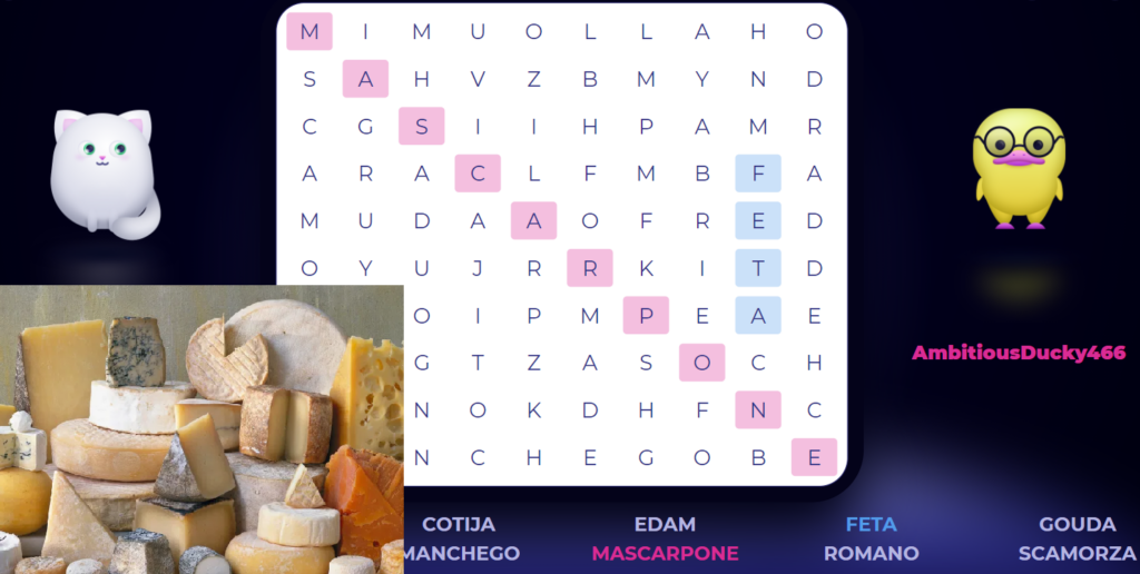 Today is National Cheese Lover’s Day - The Word Search Battle