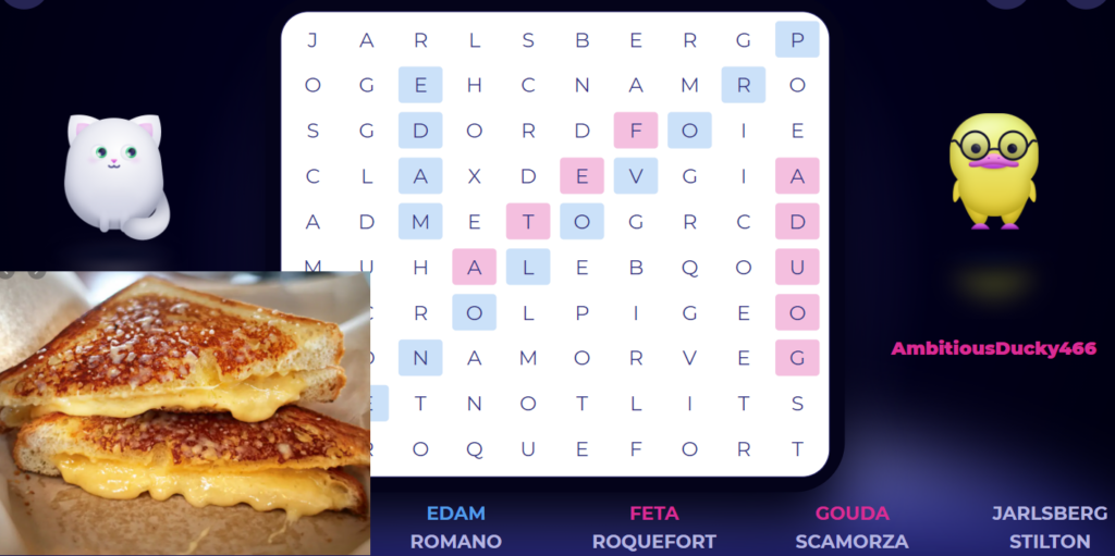 Today is Grilled Cheese Sandwich Day - The Word Search Battle