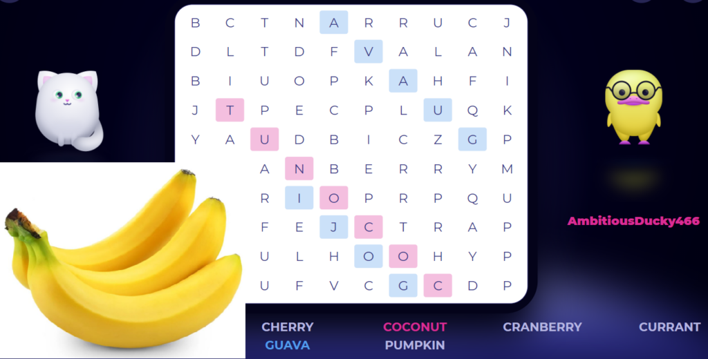 Today is National Banana Day - The Word Search Battle