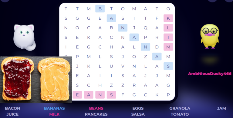 Today is National Peanut Butter and Jelly Day - The Word Search Battle