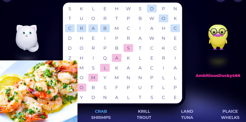 Today is National Shrimp Scampi Day - The Word Search Battle
