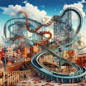 Roller Coaster Word Search Battle - The Word Search Battle