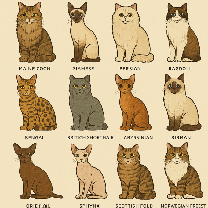 Cat Breeds Word Search Battle - The Word Search Battle