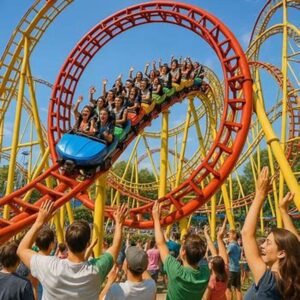 Roller Coaster Word Search Battle - The Word Search Battle